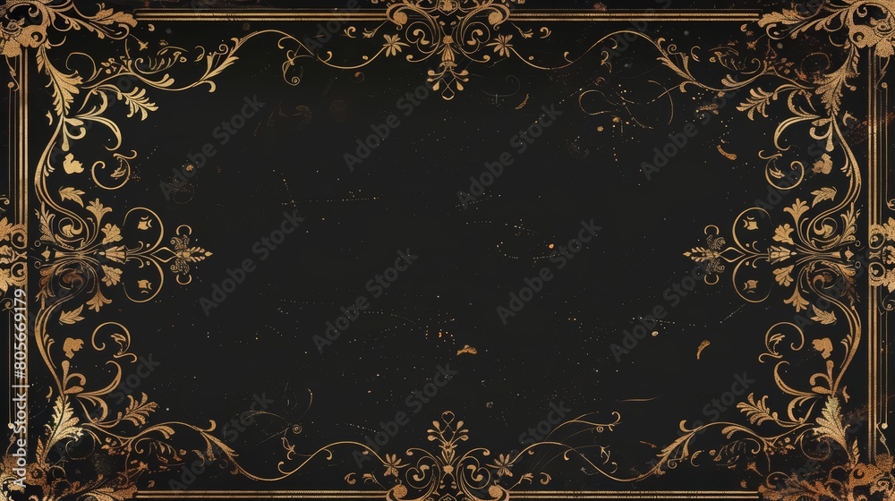 Calligraphic frames and borders with ornate corners are perfect for ...