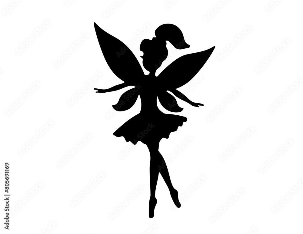 Fairy Silhouette, Fairy SVG, Tooth Fairy Svg, Fairies Svg,magic fairy ...