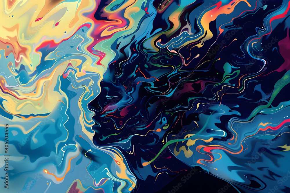 Self-Love Abstract: Embracing Your Authentic Self, Abstract Mental ...