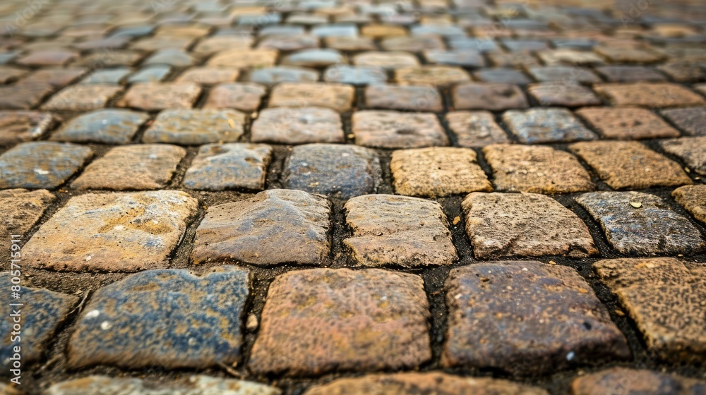 Embrace the rustic charm of a stone road texture wallpaper background ...