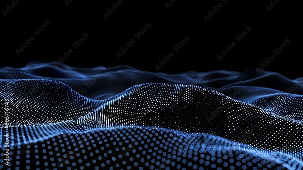 wave shape background, modern wave background in glowing color with the ...