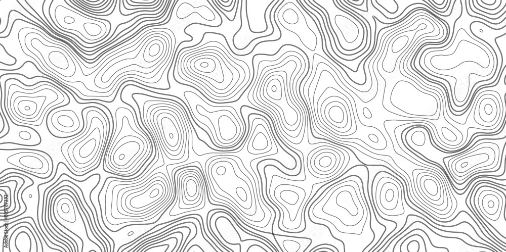 Topographic map background geographic line map with elevation ...