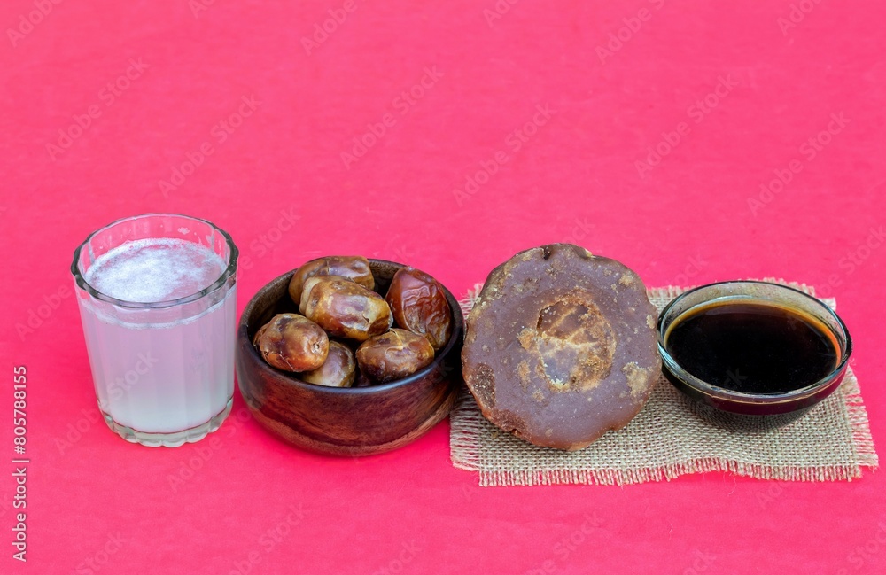 Date Palm Jaggery, Phoenix Dactylifera Fruit and Date Palm Tree Juice ...