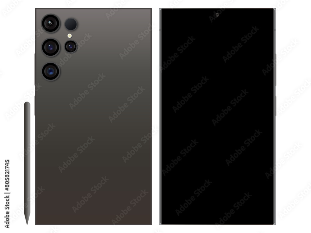 Samsung Galaxy S24 Ultra black screen display. New Release Android ...