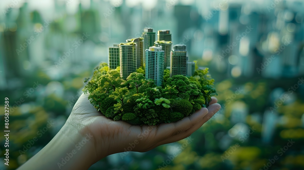 Sustainable urban building certification award ceremony celebrating eco ...