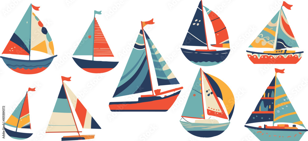 boat clipart vector for graphic resources Stock Vector | Adobe Stock