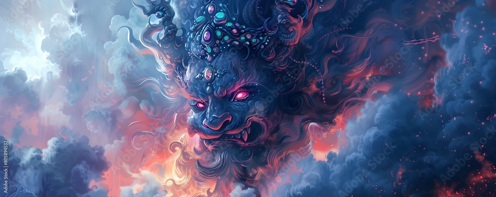 Detailed of a Mythical Spiritual Creature from Hindu Folklore Spiritual ...