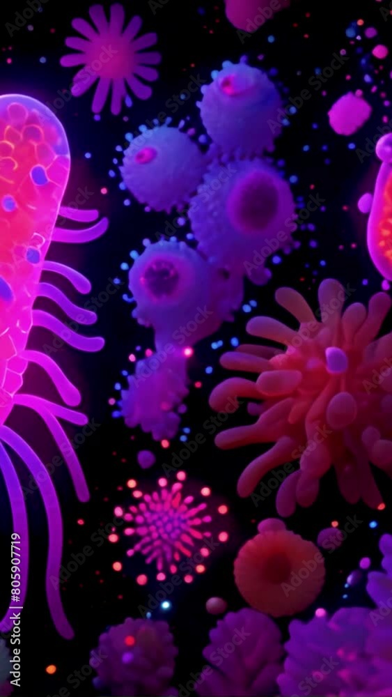 Micro bacterial. Bacteria Colony, Microbiome and Bacteria inside ...