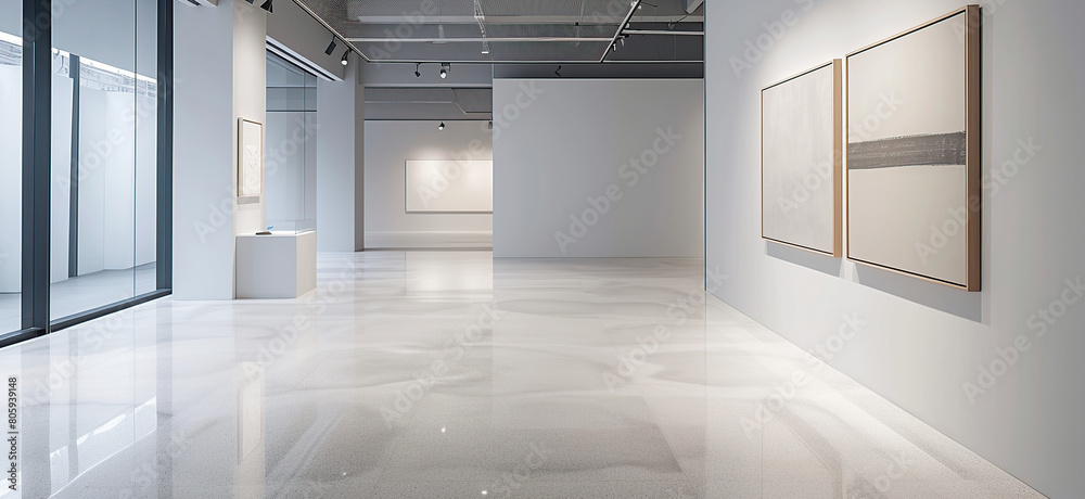 Minimalist Gallery, a space where simplicity becomes an art form ...