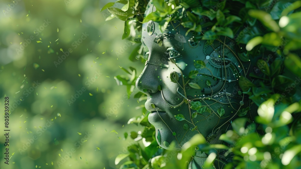 Explore the fusion of technology and nature with an ecological ...