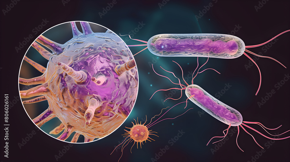 In-depth Scientific Diagram Depicting the Cause and Transmission of ...