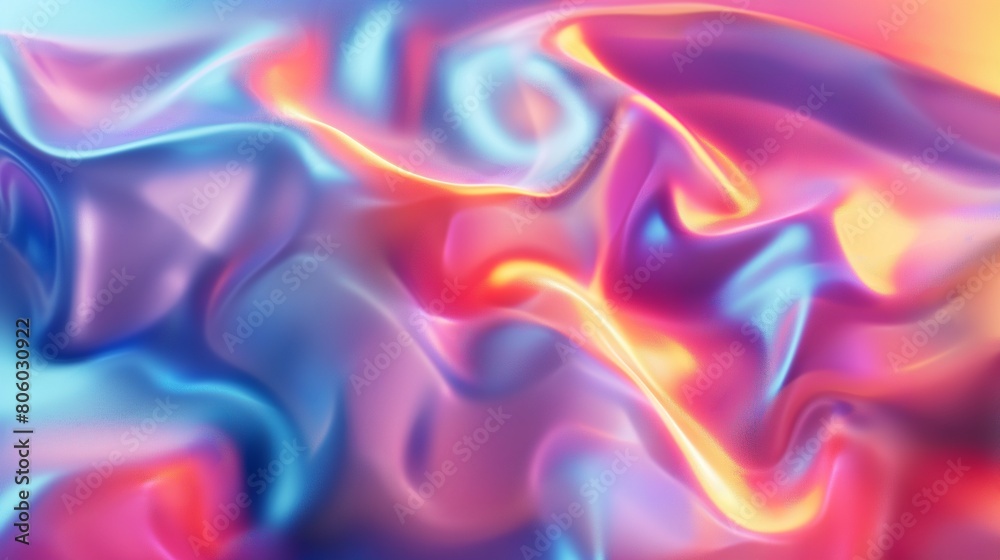 gradient background with circles and waves with abstract space deep ...