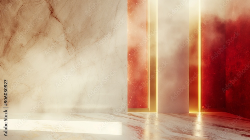 gradient background with circles and waves with abstract space deep ...