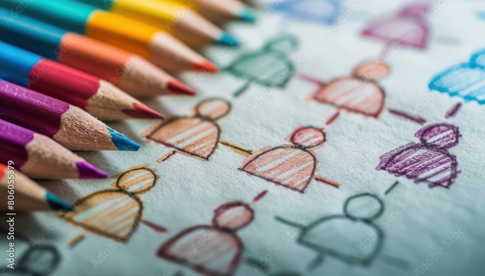 organizational chart sketch Stock Photo | Adobe Stock