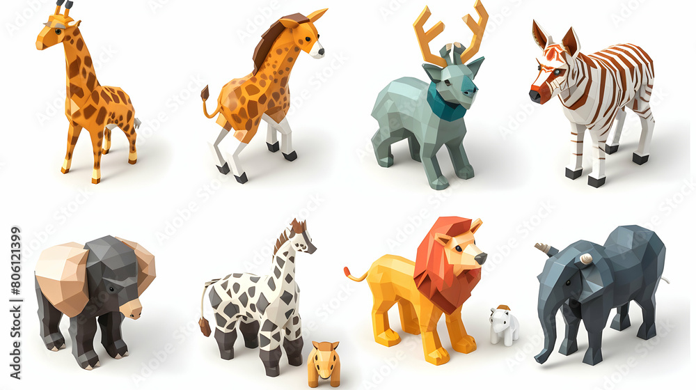 3D Leadership Animal Avatars: A Set of Icons Representing Different ...