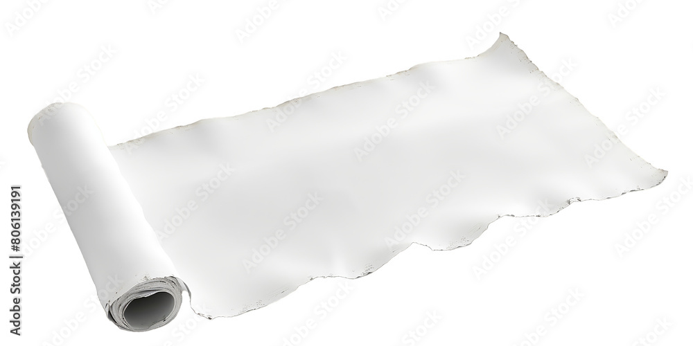 old scroll paper, vintage paper, old paper isolated on white, paper ...
