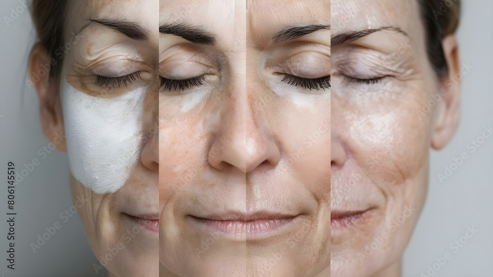 Exploring skin resilience and age reversal dynamics in facial aging ...