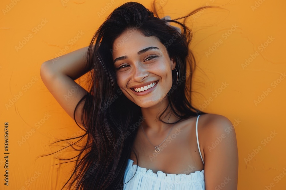 Hair care images, beautiful young European female, high fashion ...