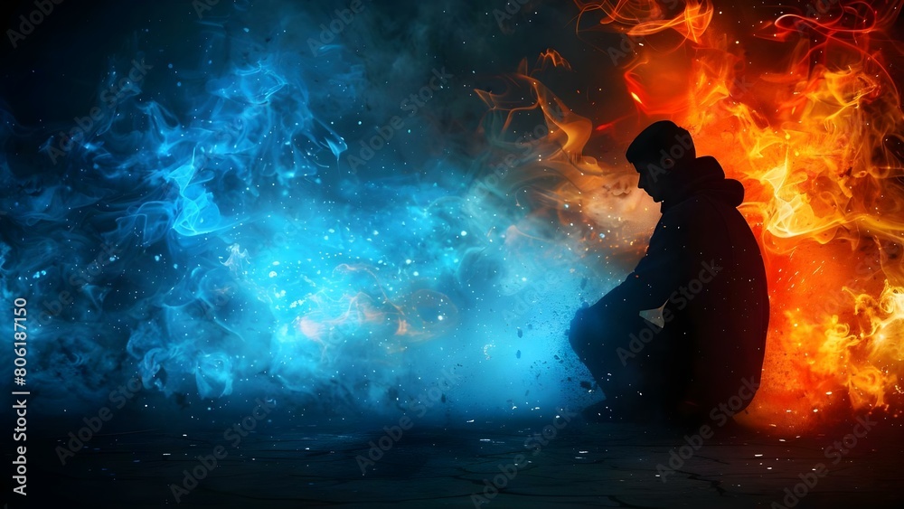 Thoughtprovoking image symbolizing the impermanence of human existence ...