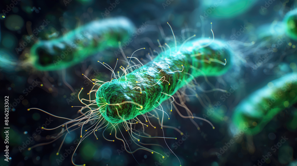 Helicobacter pylori. A bacteria causing stomach infections, linked to ...