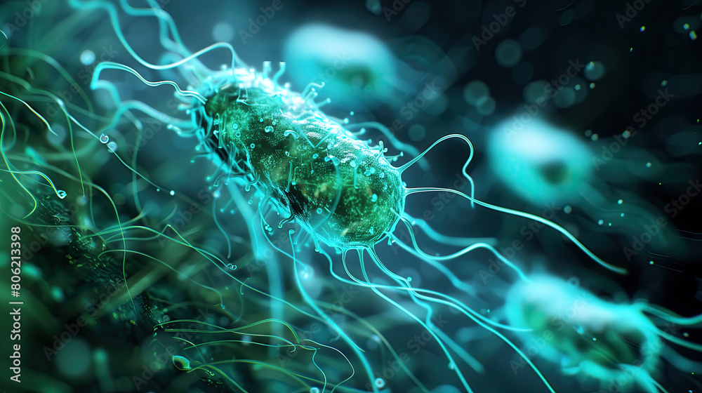 Helicobacter pylori. A bacteria causing stomach infections, linked to ...