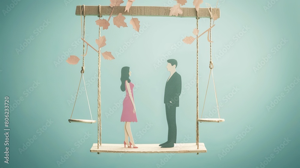 Gender equality, equal treatment male and female in society and ...