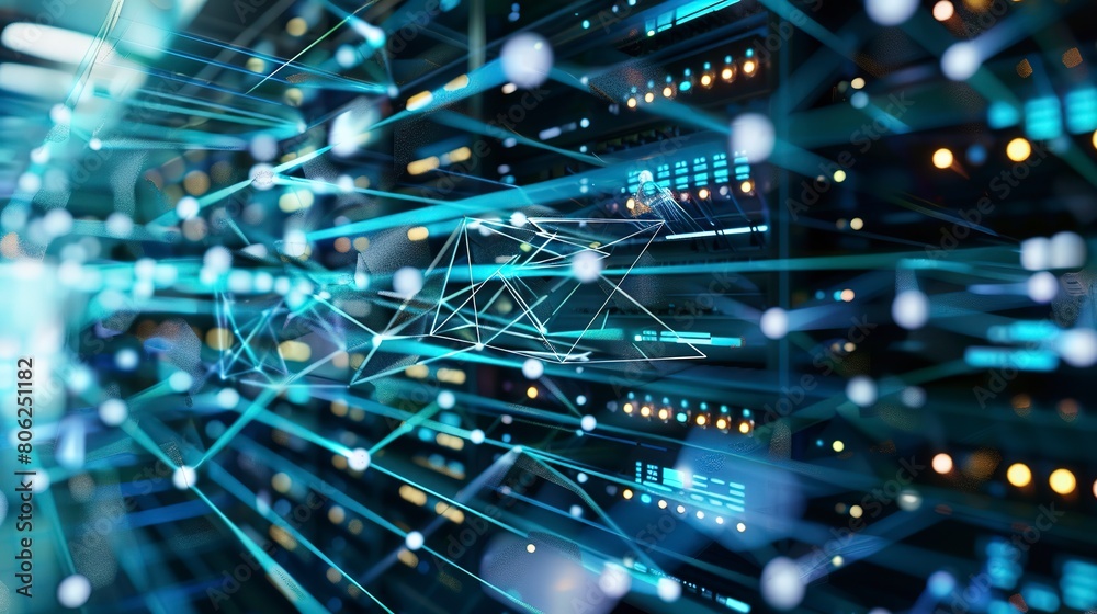 Networking and Connectivity - Visuals depicting network diagrams ...