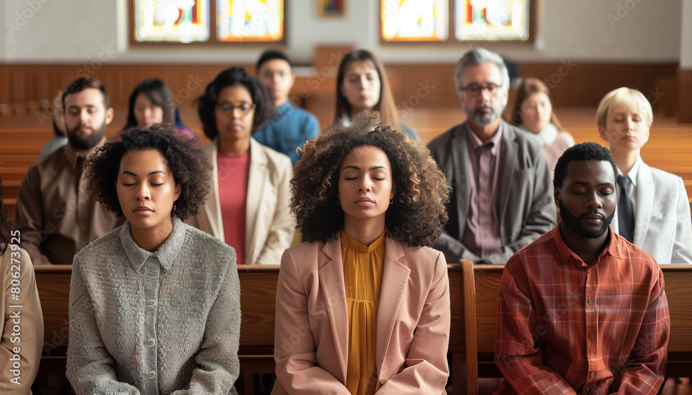 showing a group of people from different cultural backgrounds, united ...