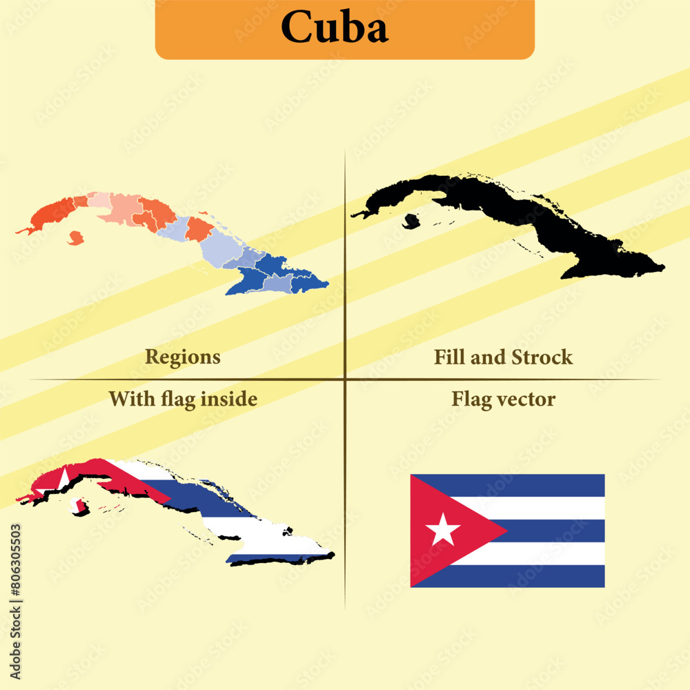 political map vector states and lines and full with vector flag and ...