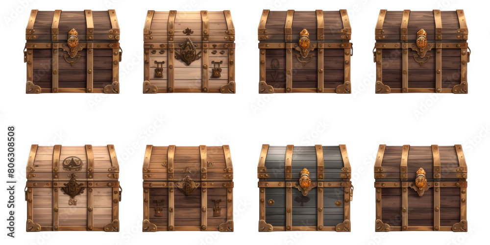 mediaeval opened unlocked and closed locked treasure antique vintage ...