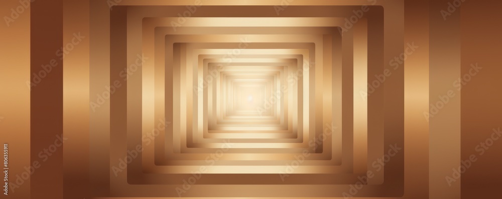 ภาพประกอบสต็อก Brown concentric gradient squares line pattern vector ...