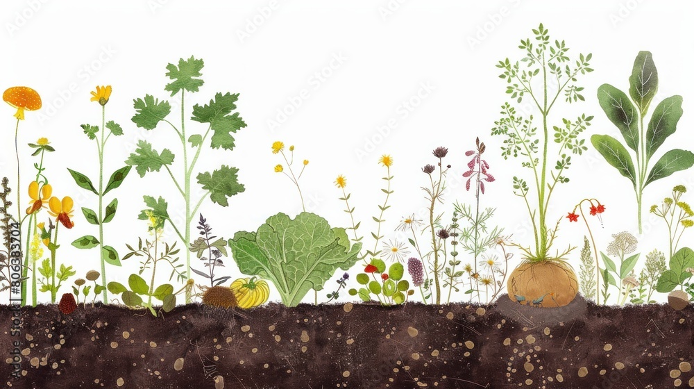 Ecological Balance: A visual representation of the bio-ecological ...