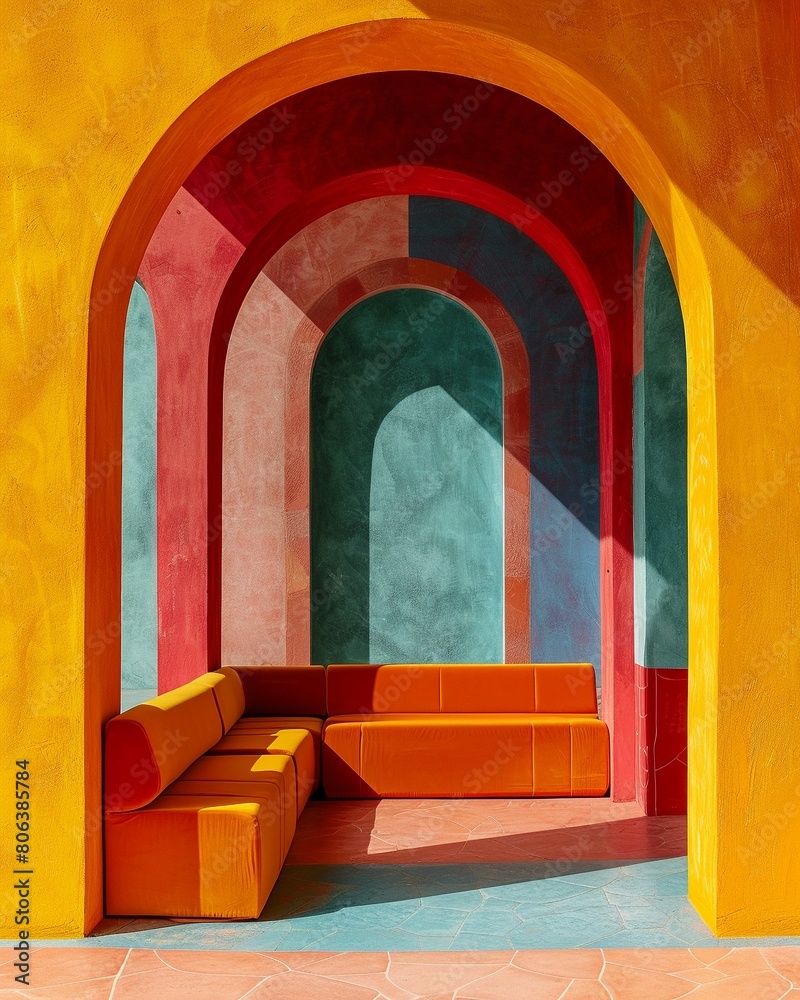 Embrace the playful spirit of postmodernism with a color theory ...
