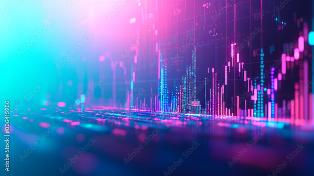free space on the left corner for title banner with Mt4 chart, trading ...