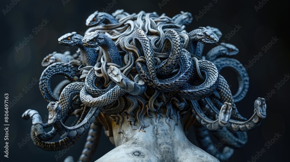 Medusa is a Gorgon, a female monster with snakes for hair. She is one ...