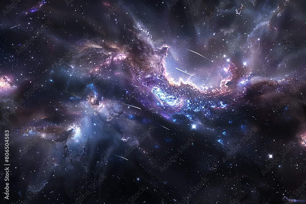 ภาพประกอบสต็อก Venture into the cosmos with 4K realistic images, from ...