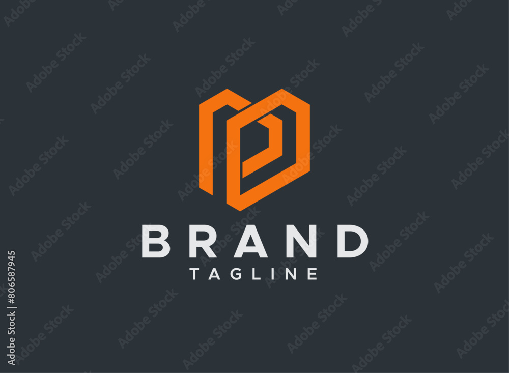 Introducing our PD or DP Letter Logo Design Template, this logo used ...