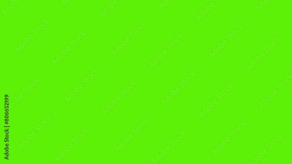 Real water wave transition animation on a green screen background. Real ...