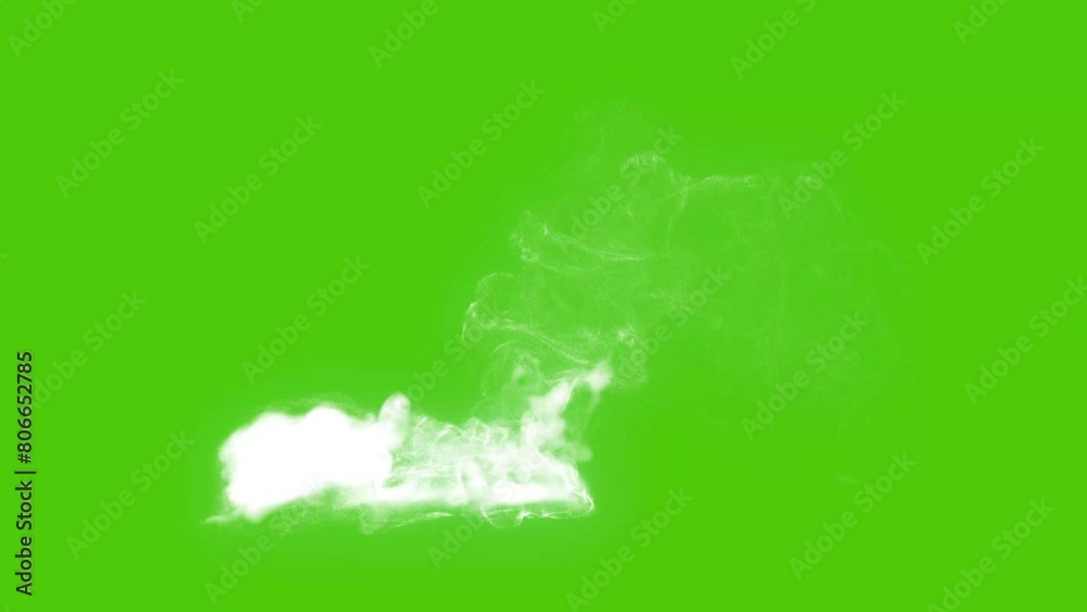Winter Frost VFX, Smoke visual effect on green screen background ...