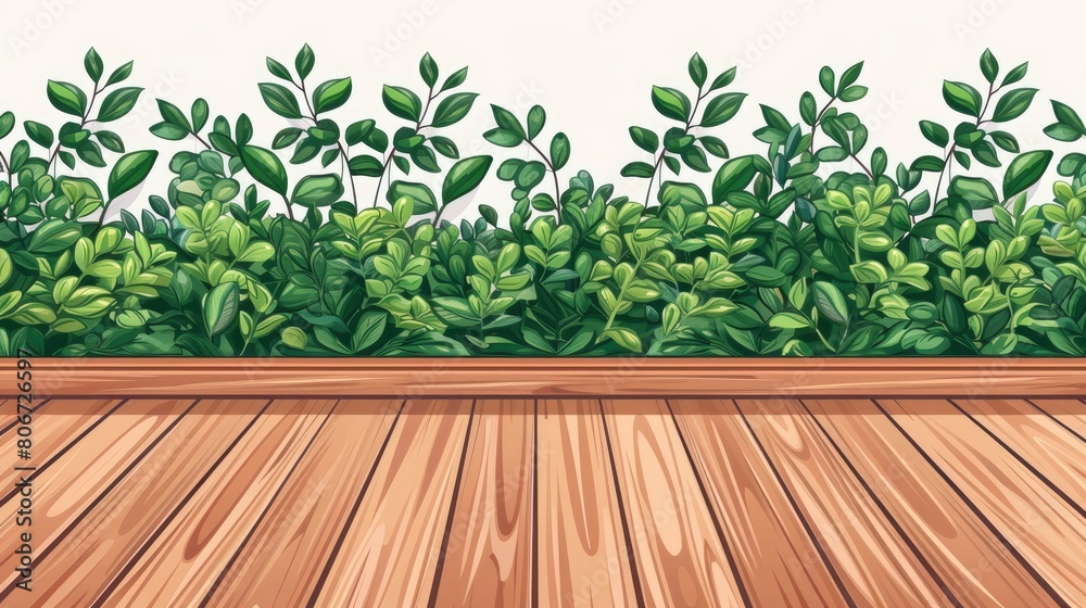 Wood Tabletop Counter Podium Floor Outdoors, Grounding The Space In ...