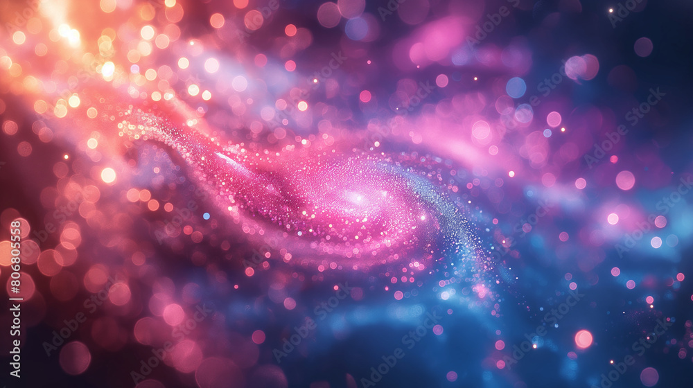 Quantum Realm Exploration, Quantum particles, Illustration of subatomic ...