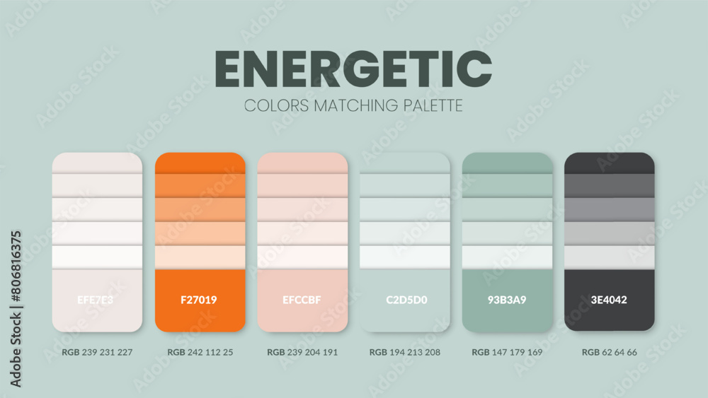 Color palette guide in Underwater colour theme collections. Color ...