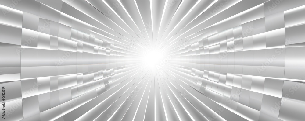 Silver concentric gradient squares line pattern vector illustration for ...