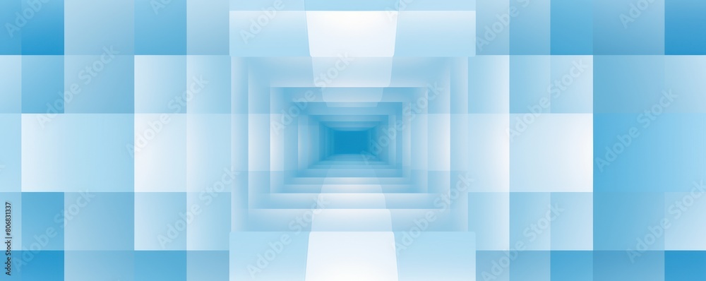 Sky Blue concentric gradient squares line pattern vector illustration ...