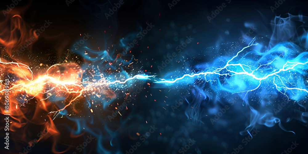 Lighting beam vfx special effect on transparent background Stock Photo ...