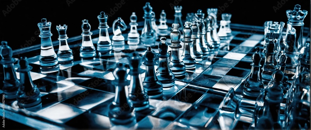 X-ray scan of a chess set, displaying the pieces and their internal ...