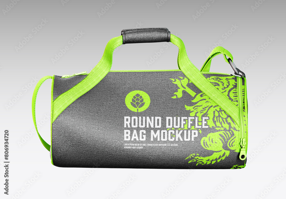 Duffle Bag Mockup Stock Template | Adobe Stock
