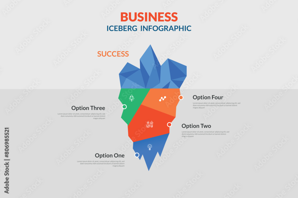 Vetor de Consumer purchase behavior strategy iceberg framework ...