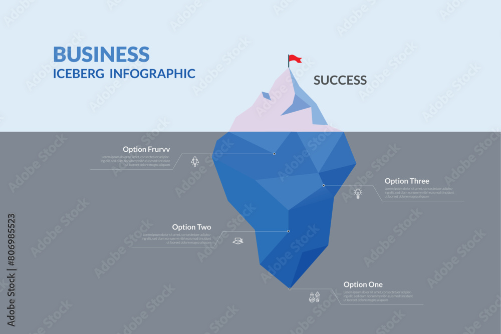 Consumer purchase behavior strategy iceberg framework infographic ...