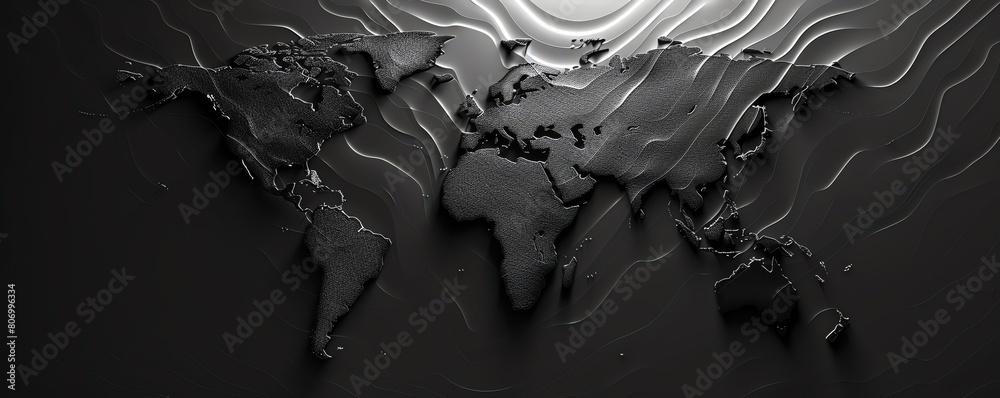 A sleek and stylish backdrop with shimmering silver lines forming a ...